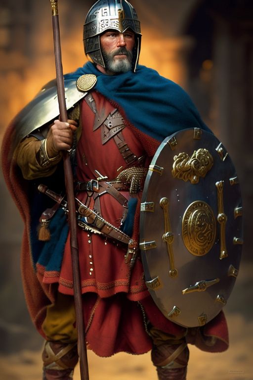 Saxon Warrior Art