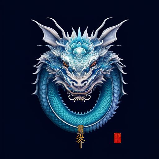 Chinese Dragon Front View