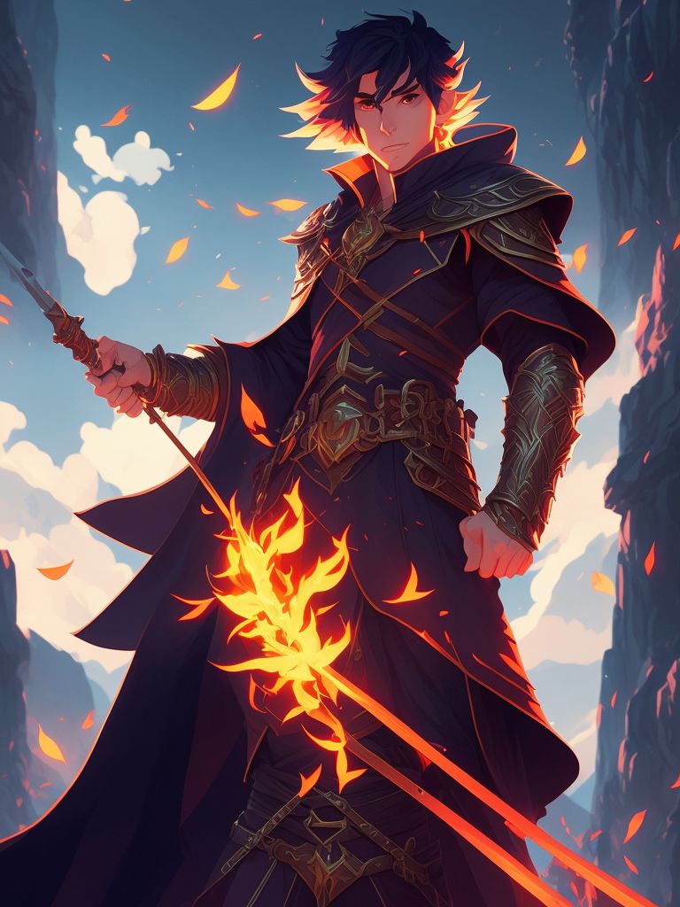 Fire Wizard Anime