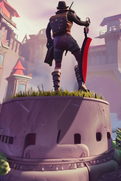 frugal-heron321: man wearing soft leather armor Standing with his back ...