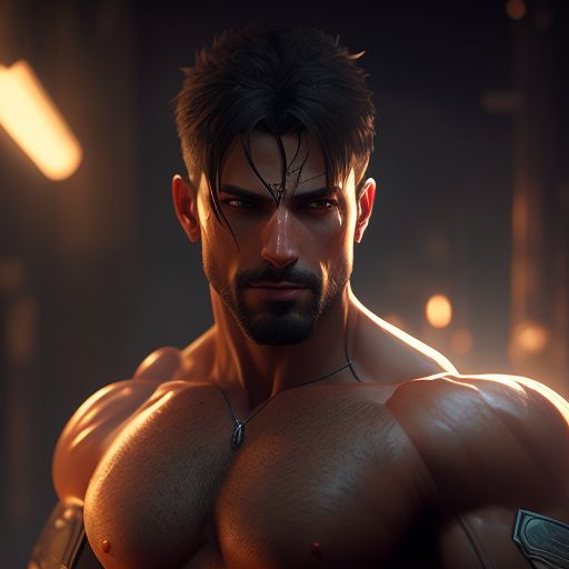 fuzzy-cat941: draw leon from re4 in bigger muscles