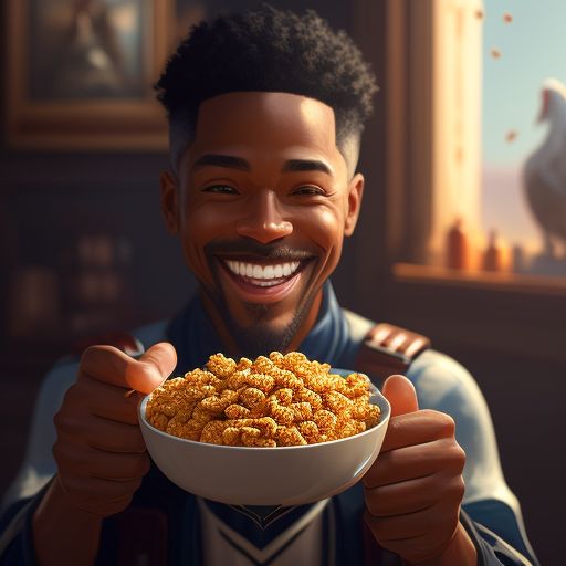 Kevin From Up Eating