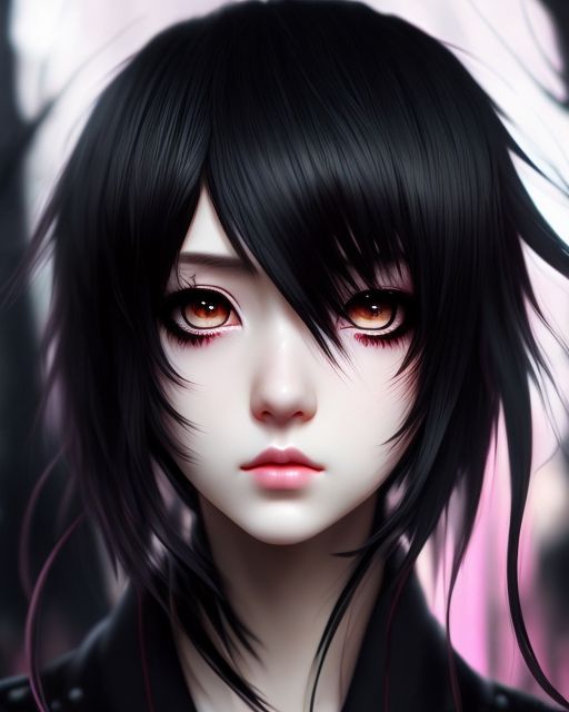 Dark Anime Face