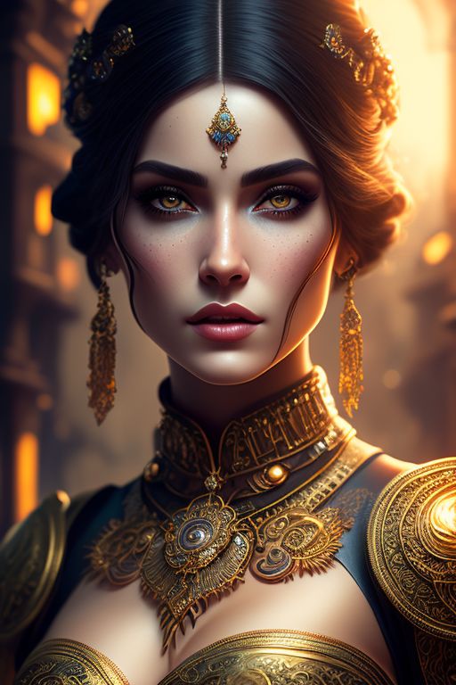 Greeg: Portrait of beautiful female pirate, perfect detailed face ...