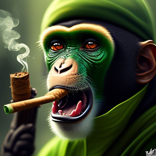 Monkeys Smoking Weed