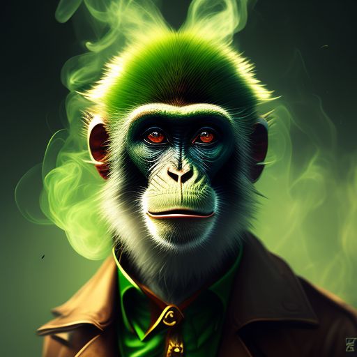Cool Smoking Monkey