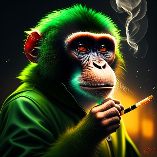 Monkeys Smoking Weed