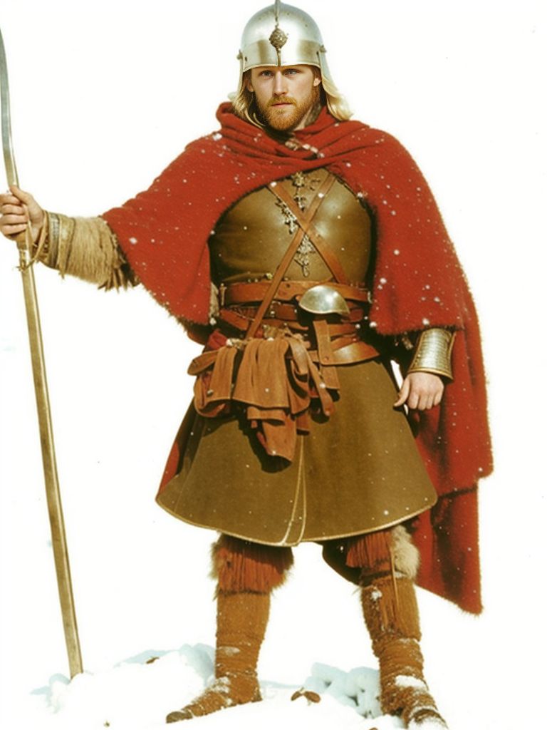 vague-wasp791: A blonde-haired Anglo-Saxon warrior wearing woolen ...