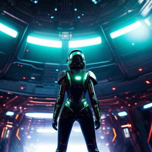 Sci Fi Galactic Warrior