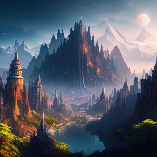 Mountain City Concept Art