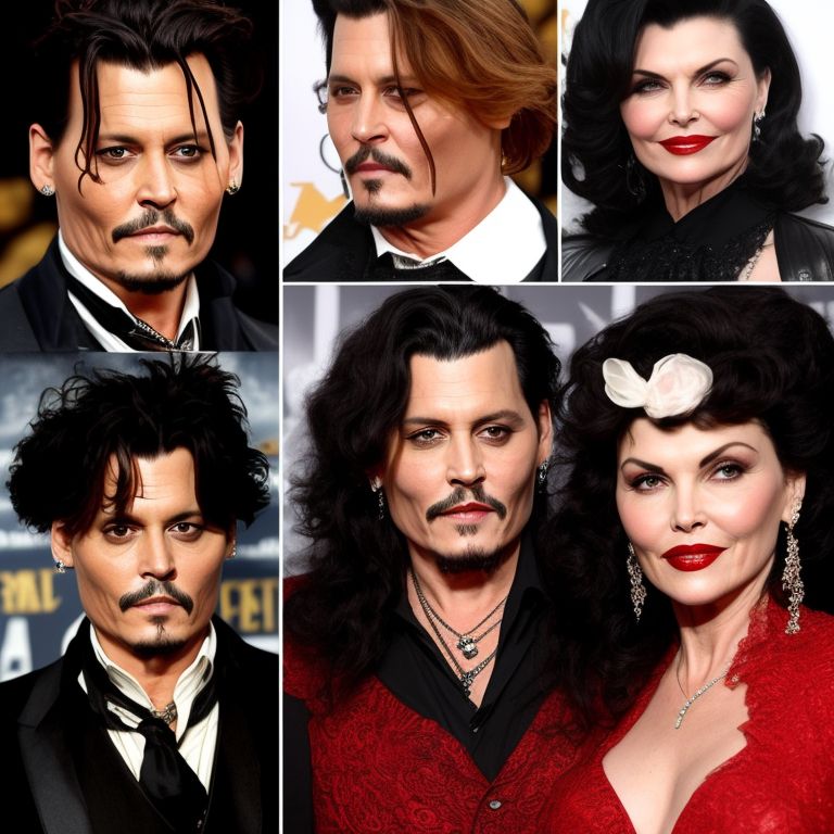 Sherilyn Fenn And Johnny Depp