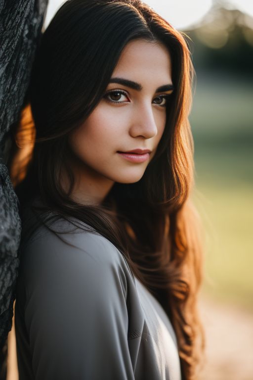 Happy Jaguar427 Girl With Long Brown Hair And Grey Eyes