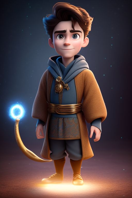 back-gull120: Full Body view. Casper is a young wizard with a lean ...