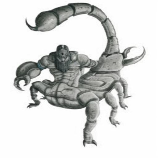 Half Human Half Scorpion
