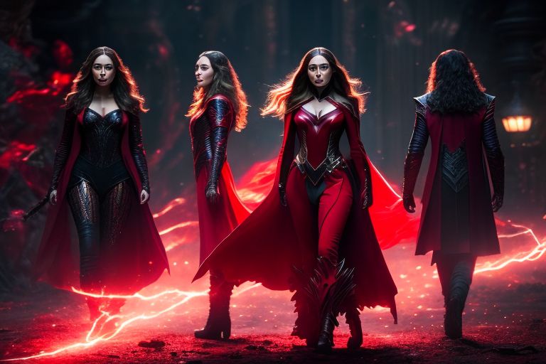 Elizabeth Olsen Scarlet Witch Concept Art