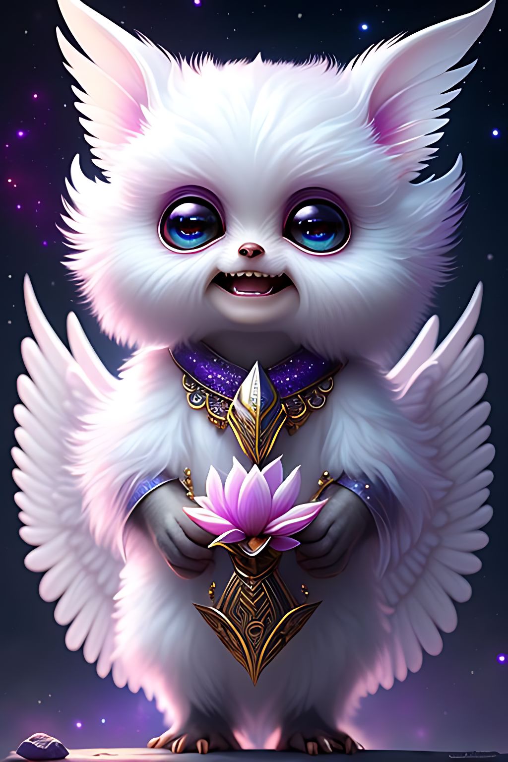 Cute Anime Cats With Wings