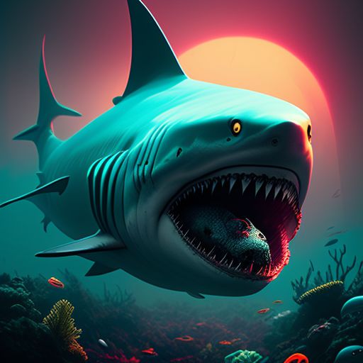 Movies Shark Art Step By Step