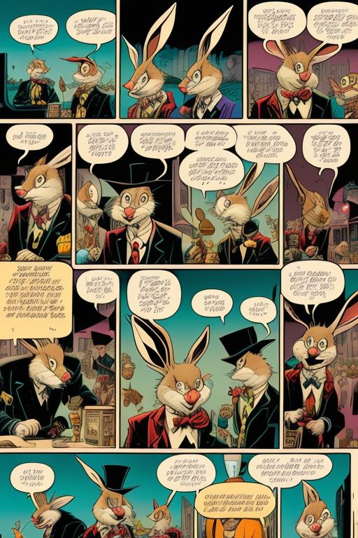 numb-hyena670: an anthropomorphic Looney Tunes-style crazy hare is in ...