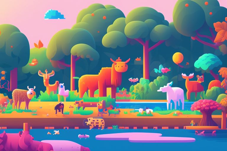 shallow-oryx364: an itsekiri community with people in pixar style