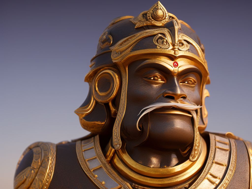 some-wolf7: Highly detailed Lord Hanuman from the Hindi Ramayana ...