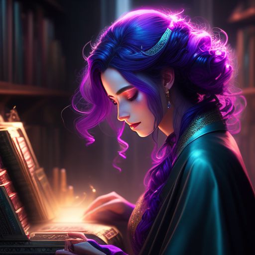 tarawithtiaras: the caster woman in flowing robes works at her laptop ...