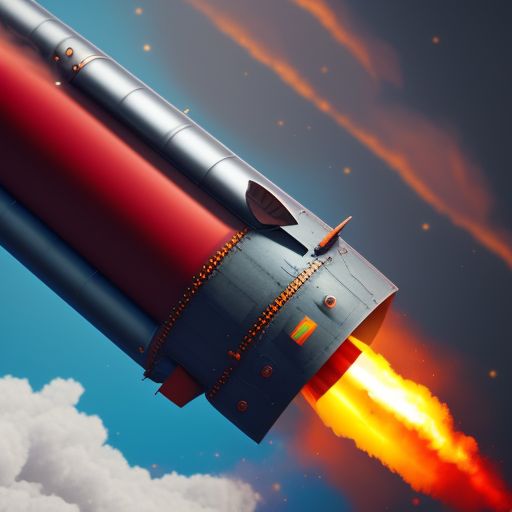 last-bat332: Draw a realistic space rocket floating freely in space ...