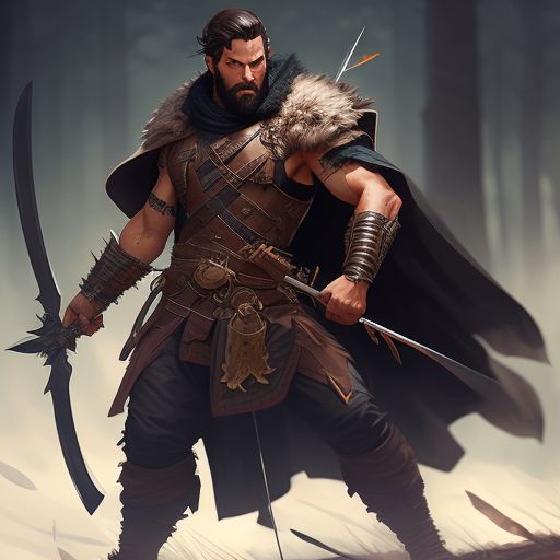 Human Ranger With Longbow