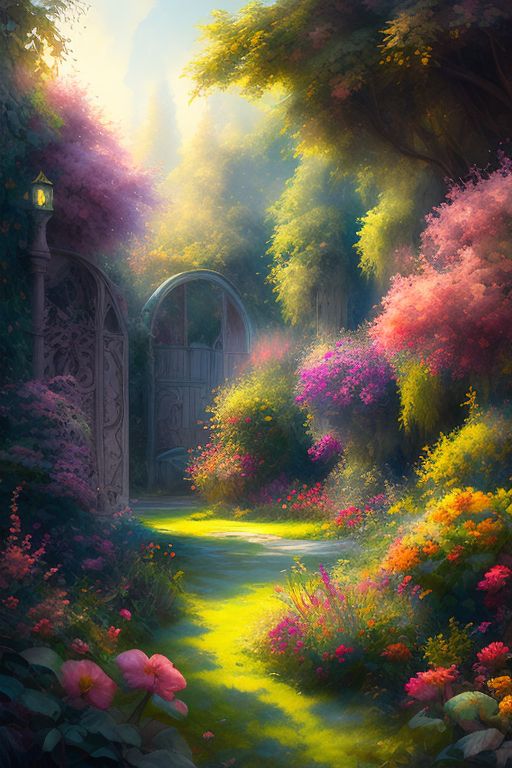 Enchanted Garden Wallpaper