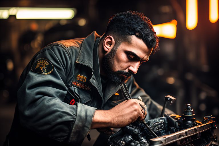 nippy-mole39: Car mechanic, character token, gritty style, call of ...