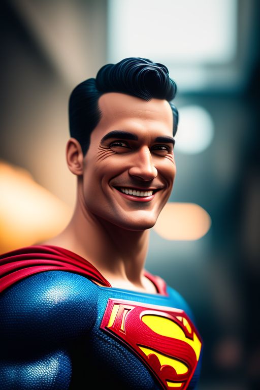 Superman Smiling