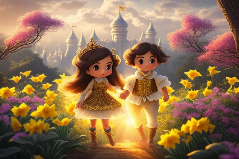 Beautiful Princess And Prince