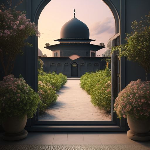 arridanodubé: A lavish Mosque, during Ramadan, lunar crescent in the ...