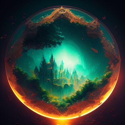 witty-gerbil922: green round house made of glass , Artstation, Ultra ...