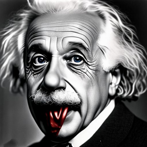 Albert Einstein With His Tongue Out