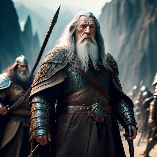 taut-quail725: full image of gandalf the wizard in finely crafted ...