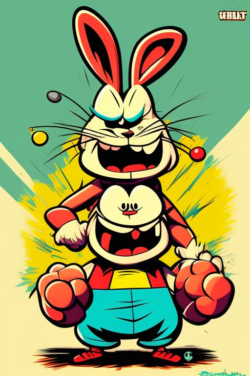 numb-hyena670: crazy angry rabbit