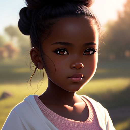Blushing Girl Face