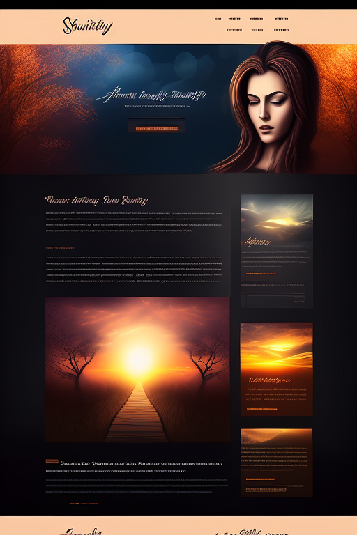 Eliteteampt: spirituality website home page mockup, 4k, looking over ...