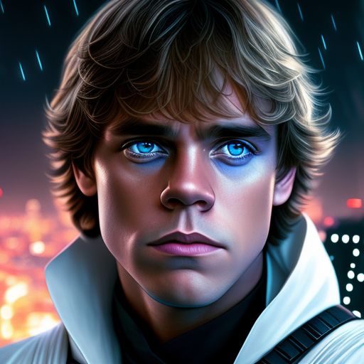 Old Luke Skywalker Art