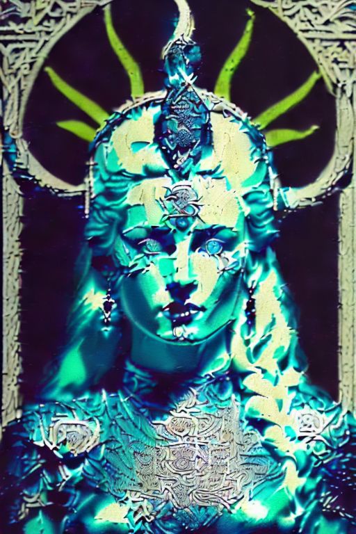 real-oryx430: mythological female character Goddess Freyja sits in ...