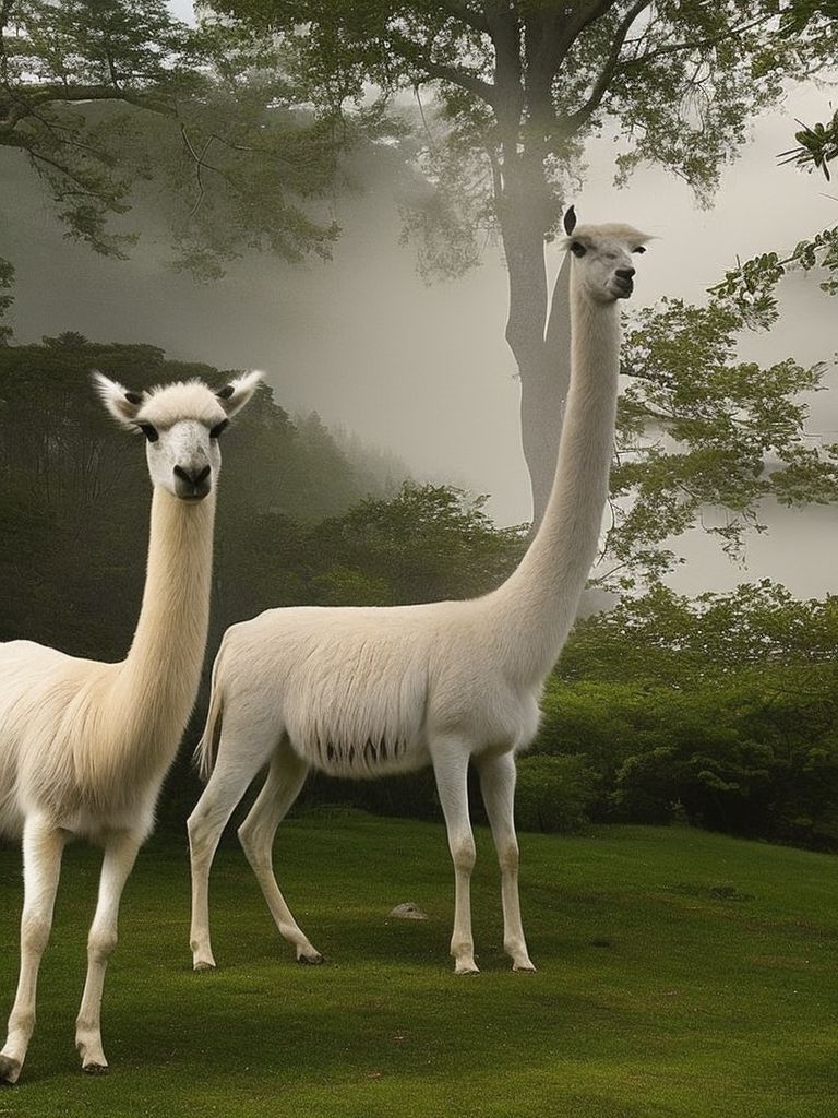 perfect-crow424: Llamans boast an exotic and intriguing appearance ...