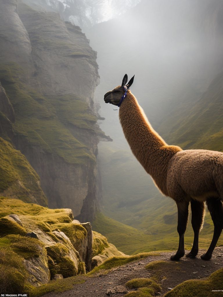 perfect-crow424: happy fantasy d&d llama-human ranger, most beautiful ...