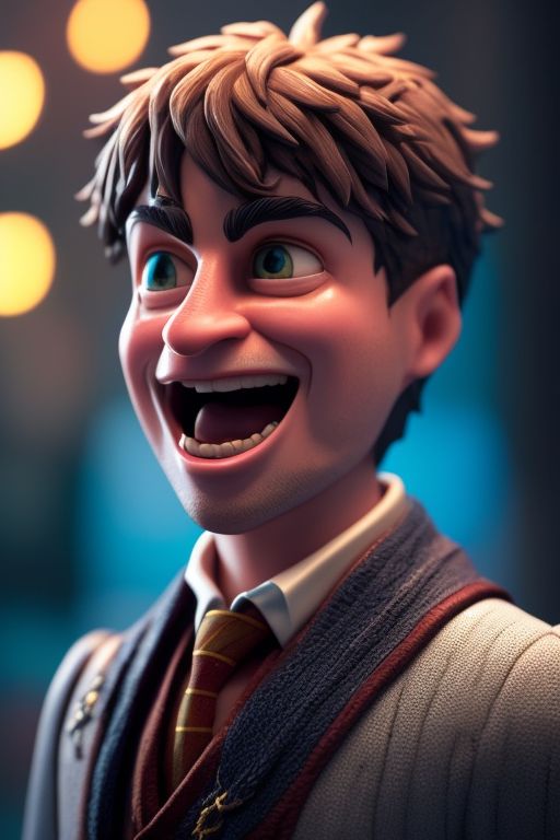 drafty-shrew643: A hyper-detailed complex 3d render of Harry Potter ...