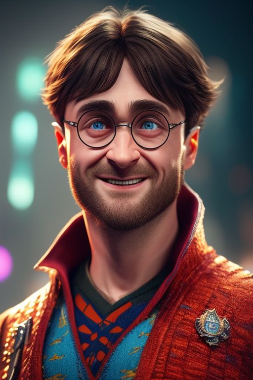 drafty-shrew643: A hyper-detailed complex 3d render of Harry Potter ...