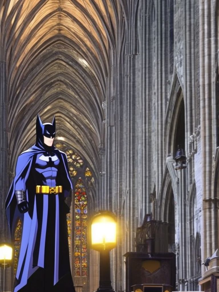 mortified-bat57: Screengrab ANIME gothic Batman in a cathedral by ...