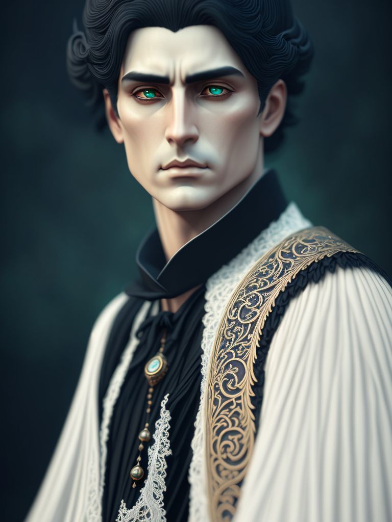 bouncy-mule791: Corneliu Zelea Codreanu, painted in the style of ...