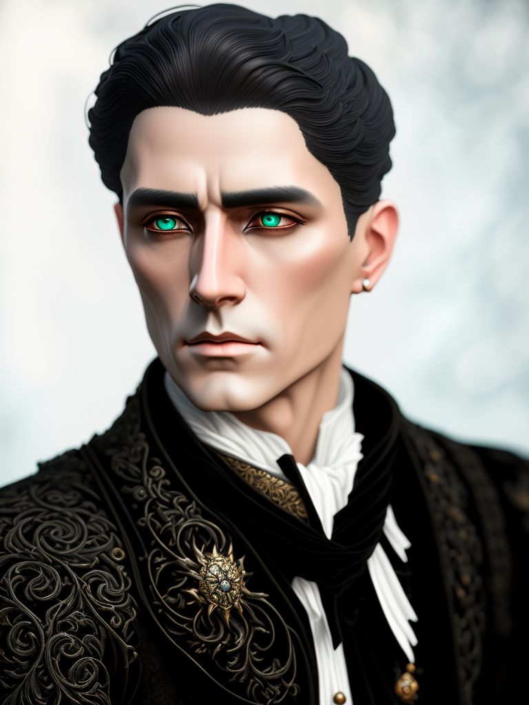 bouncy-mule791: Corneliu Zelea Codreanu, painted in the style of ...