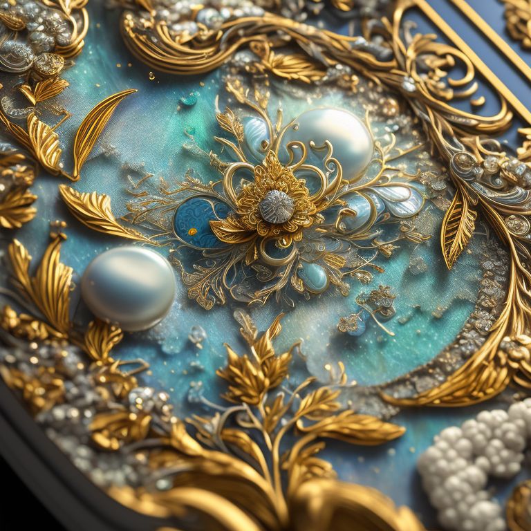 MANTIO.eu: whimsical detailed pearls with white and beige seashell ...