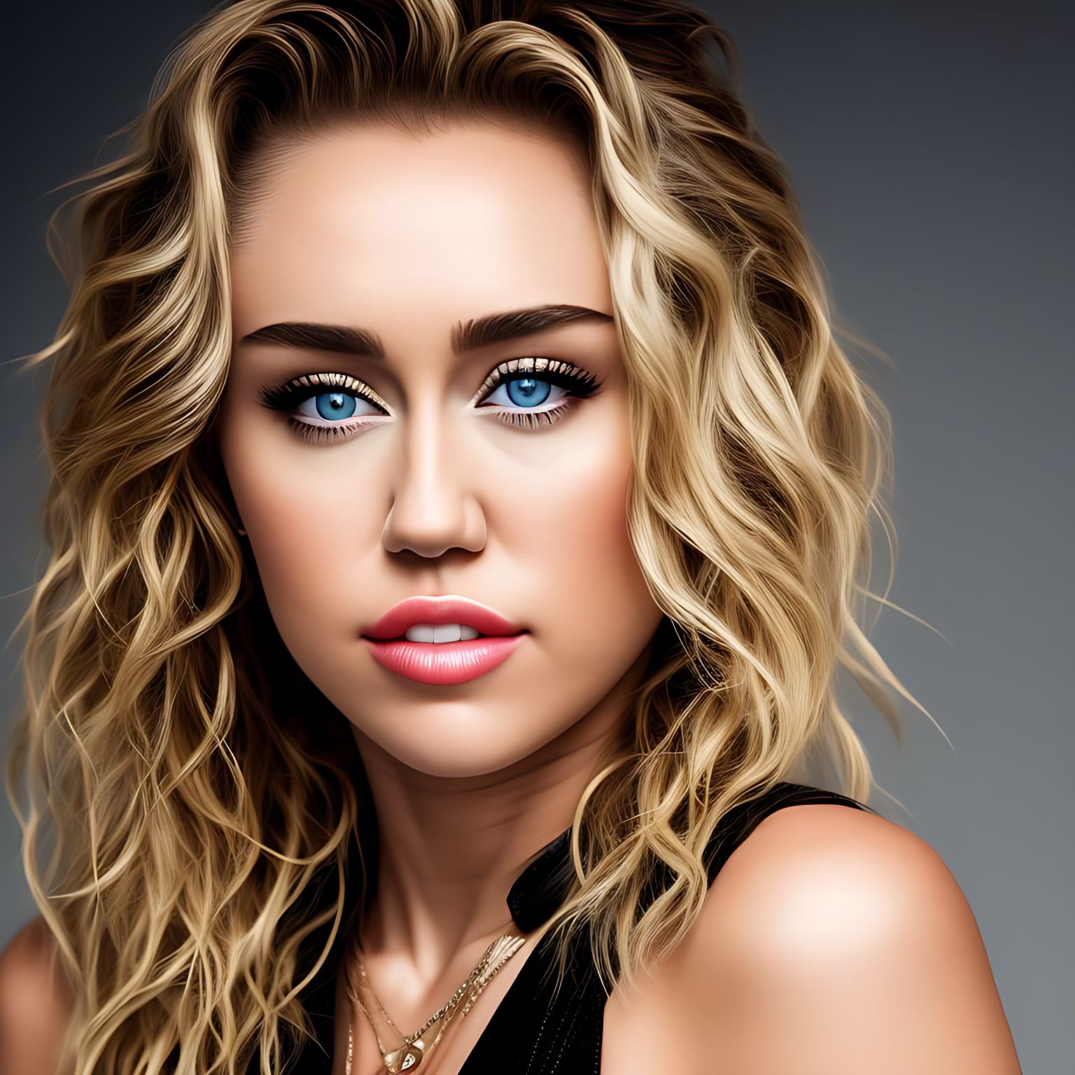 Miley Cyrus Green Eyes