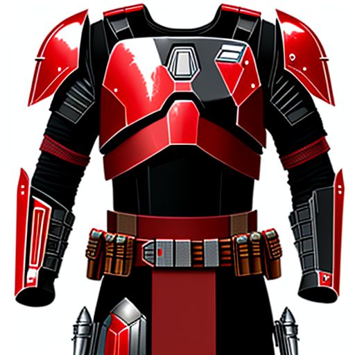 zesty-rook114: Rebel mandalorian armor red and black